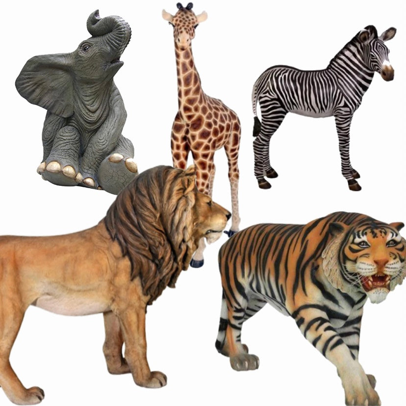 Jungle Animal Deluxe Prop Bundle (5 animals) – PROPS LA